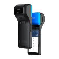 China GPRS AGPs Android Handheld POS Terminal Machine With Inbuilt Printer 70mm/s for sale
