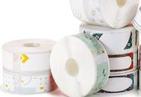 China D11 Printer Sticky Label Roll 15x50mm Coloured Sticky Labels On A Roll for sale
