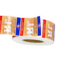 China 40mm Patterned Vinyl Sticker Roll Pharmaceutical Colorful Adhesive Label for sale