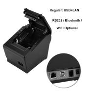 China RS232 High Speed Laser Printer 80mm Desktop Label Printing Machine for sale