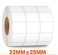 China Anti-Scratch White Vinyl Decal Roll PE PET Barcode Label Paper for sale