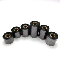 China Black Enhanced Thermal Wax Resin Ribbon Compatible With Zebra Printers for sale
