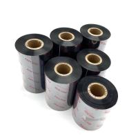 China Black Enhanced Thermal Wax Resin Ribbon Compatible With Zebra Printers for sale
