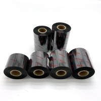 China Black Enhanced Thermal Wax Resin Ribbon Compatible With Zebra Printers for sale