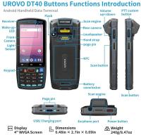 China UROVO DT 40 Touch Screen Pda Handheld Computer Distribution Devices For Ticket Checking for sale