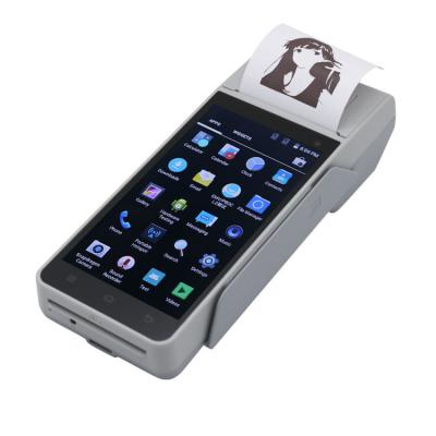 China Z90 Restaurant Payment Billing Device Mobile 4G Android Card Reader POS Terminal Machine With Printer for sale