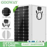 China 120W Monocrystalline Solar Panel 12V Off Grid Power for RV Campervan Boat Caravan for sale