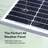 China 120W Monocrystalline Solar Panel 12V Off Grid Power for RV Campervan Boat Caravan for sale