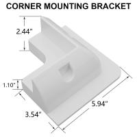 China 120W Solar Panel Kit 12V with Mounting Brackets for RV Camper Van Roof Shed for sale