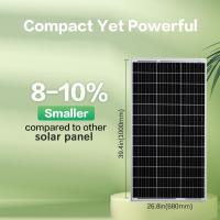 China 150W Monocrystalline Solar Panel 12V Off Grid Power for RV Campervan Boat Caravan Motorhome for sale