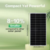 China 200W Monocrystalline Solar Panel 12V Off Grid Power for RV Campervan Boat Caravan for sale