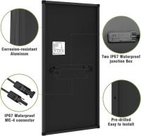 China 200W Monocrystalline Solar Panel 23% Efficiency Off Grid for RV Boat Caravan for sale
