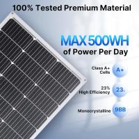 China 100W Flexible Solar Panel 12V for Caravan RV Boat Cabin Home Camper Van Shed for sale