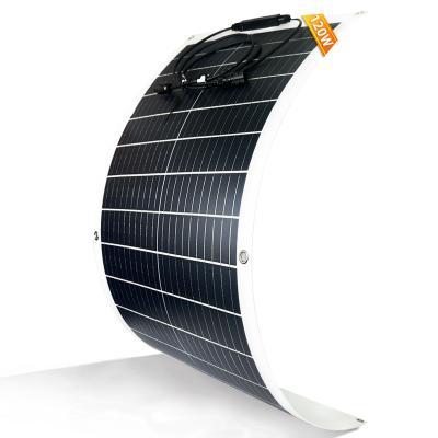 China 120W Flexible Solar Panel 12V Monocrystalline for RV Boat Marine Caravan Campervan for sale