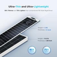 China 170W 200W Flexible Solar Panel 12V for Caravan RV Boat Camper Van Marine Shed for sale