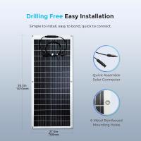 China 200W Flexible Solar Panel 12V Mono for Caravan RV Boat Camper Van Shed for sale
