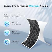 China 200W Flexible Solar Panel 12V Mono for Caravan RV Boat Camper Van Shed for sale