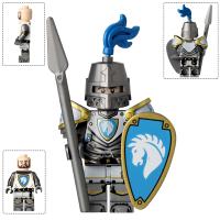China Lego Compatible Castle Lion Knight / Medieval Castle Knight Themed Custom Minifigures Army Builder Pack for sale