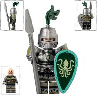 China Lego Compatible Castle Lion Knight / Medieval Castle Knight Themed Custom Minifigures Army Builder Pack for sale