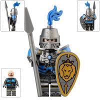 China Lego Compatible Castle Lion Knight / Medieval Castle Knight Themed Custom Minifigures Army Builder Pack for sale