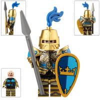 China Lego Compatible Castle Lion Knight / Medieval Castle Knight Themed Custom Minifigures Army Builder Pack for sale