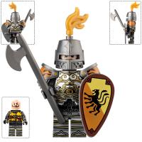 China Lego Compatible Castle Lion Knight / Medieval Castle Knight Themed Custom Minifigures Army Builder Pack for sale