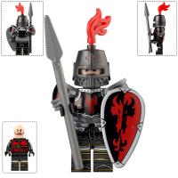 China Lego Compatible Castle Lion Knight / Medieval Castle Knight Themed Custom Minifigures Army Builder Pack for sale
