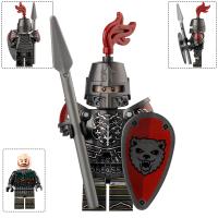 China Lego Compatible Castle Lion Knight / Medieval Castle Knight Themed Custom Minifigures Army Builder Pack for sale