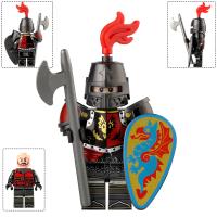 China Lego Compatible Castle Lion Knight / Medieval Castle Knight Themed Custom Minifigures Army Builder Pack for sale