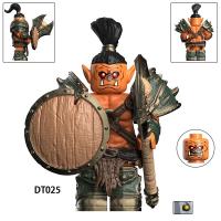 China Orc Soldiers Building Blocks Battle Pack Medieval Castle Warrior Collection for sale