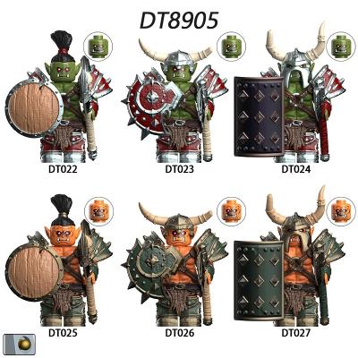 China Orc Soldiers Building Blocks Battle Pack Medieval Castle Warrior Collection for sale