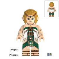 China Zelda Link Warrior Archer Shield Anime Building Blocks Princess Mini Action Figures for sale