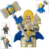 China Warcraft Medieval Knight Figures Stormwind City Medieval Castle Alliance Soldiers Pack for sale