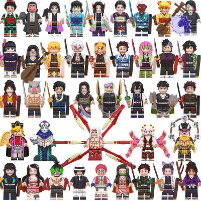China Demon Slayer‌‌ Kamado Tanjiro Custom Anime Minifigures Children's Toys Gifts for sale