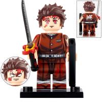 China Demon Slayer‌‌ Kamado Tanjiro Custom Anime Minifigures Children's Toys Gifts for sale