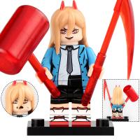 China Chainsaw Man Denji Power Building Block Minifigures For Collection And Play for sale