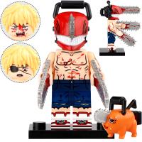 China Chainsaw Man Denji Power Building Block Minifigures For Collection And Play for sale