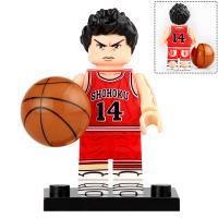 China Sakuragi Hanamichi Basketball Minifigures Kobe Bryant NBA Legends Custom Sports Minifigures for sale