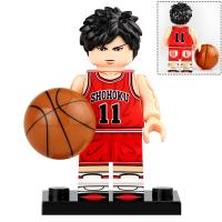 China Sakuragi Hanamichi Basketball Minifigures Kobe Bryant NBA Legends Custom Sports Minifigures for sale