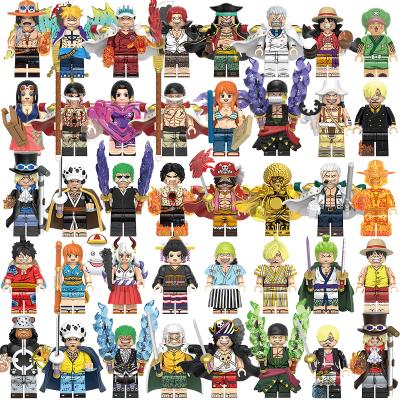China Smoker One Piece Minifigures Usopp / Boa Hancock Anime Action Figures Collectible Set for sale