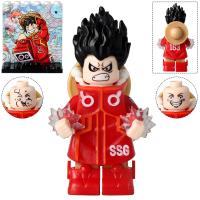 China Shanks Mini Figure One Piece Peacekeeper Bartholomew Anime Action Figures Gladiator Set for sale