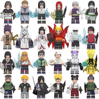 China Naruto Series Character Anime Minifigures Squad Uchiha Sarada Uzumaki Naruto for sale