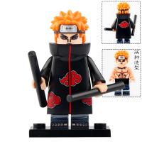 China Naruto Anime Minifigures Uzumaki Naruto Uchiha Sasuke Character Mini Action Figures for sale