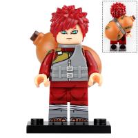China Naruto Ohnoki Gaara Mini Action Figures Gourd Fan Hat Character Building Blocks for sale
