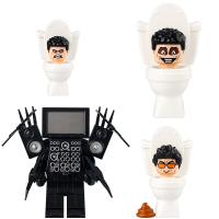 China Skibidi Toilet Minifigures Cameraman TV Speaker Drill Minifigures Compatible Figure Collection for sale