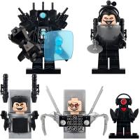 China Skibidi Toilet Minifigures Cameraman TV Speaker Drill Minifigures Compatible Figure Collection for sale