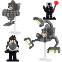 China Skibidi Toilet Minifigures Cameraman TV Speaker Drill Minifigures Compatible Figure Collection for sale