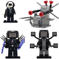 China Skibidi Toilet Minifigures Cameraman TV Speaker Drill Minifigures Compatible Figure Collection for sale
