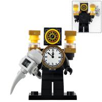 China Titan TV Man Skibidi Toilet Figures Clock Speaker Skibidi Toilet Compatible Minifigures Collectible for sale