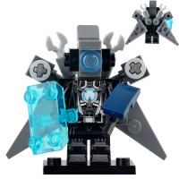 China Titan TV Man Skibidi Toilet Figures Clock Speaker Skibidi Toilet Compatible Minifigures Collectible for sale